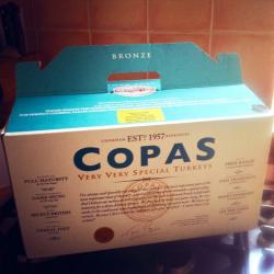 Copas Turkey for Christmas Dinner