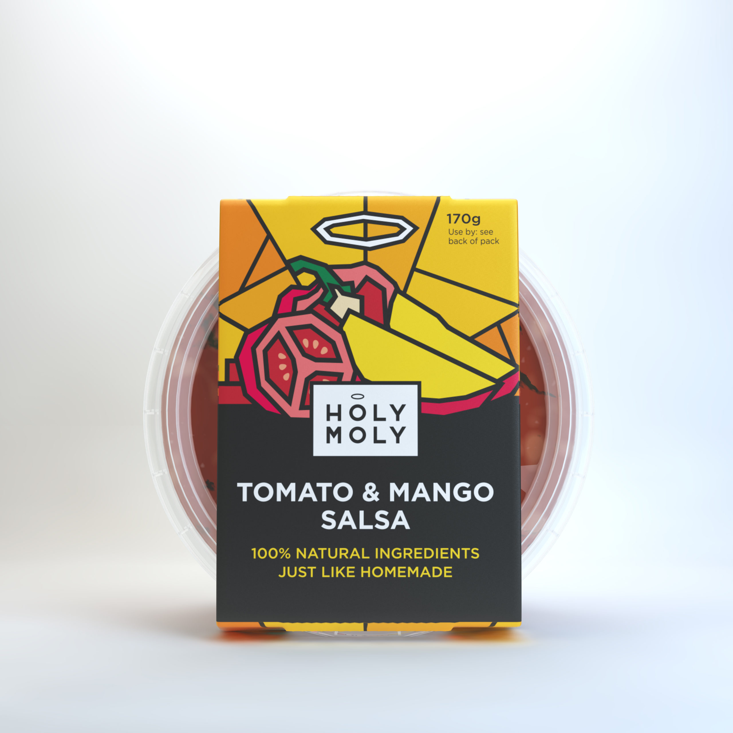 Original Guacamole and now Tomato & Mango Salsa from Holy Moly